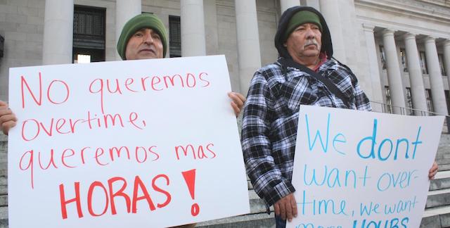 Rally hits at Washington overtime law | Capital Press