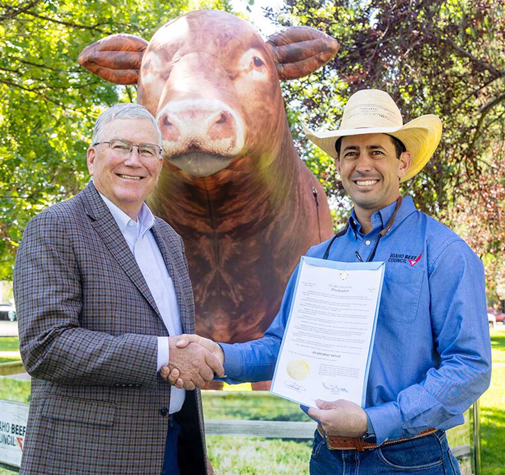 Idaho’s top officials help kick off Beef Month at state capitol | Capital Press