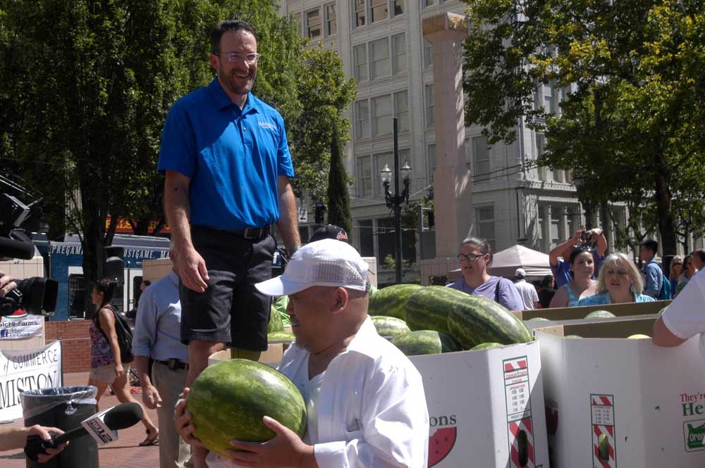 Hermiston delivers watermelons, goodwill to Portland | Capital Press